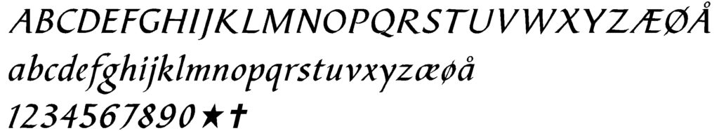 Skrift på gravsten - se udvalg af forskellige skrifttyper